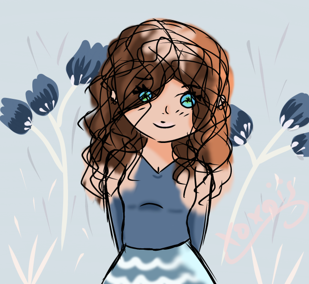 Spring girl2 (fixed) - ibisPaint