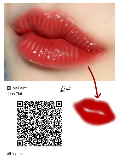 lips tint - ibisPaint