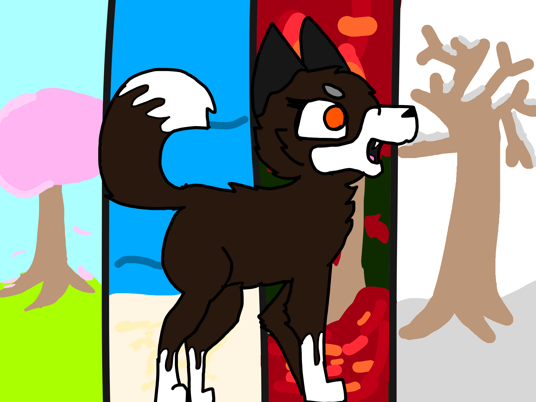 My dog oc - ibisPaint