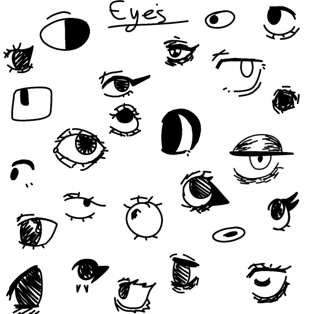 some eye styles - ibisPaint