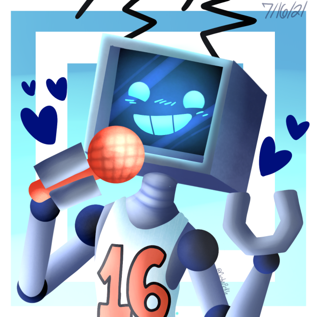 Adorable robot - ibisPaint