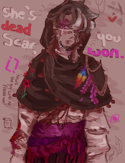 She’s dead Scar, you won. - ibisPaint