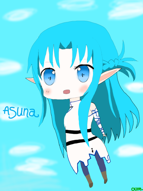 Asuna Chibi (Ibis Paint) - ibisPaint