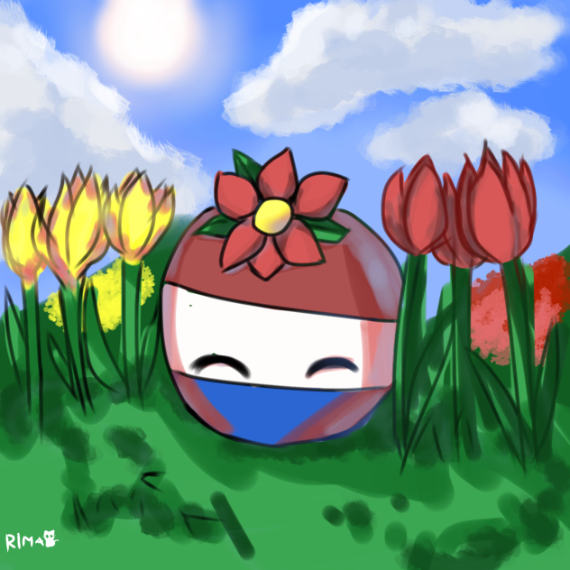 The Netherland ball - ibisPaint