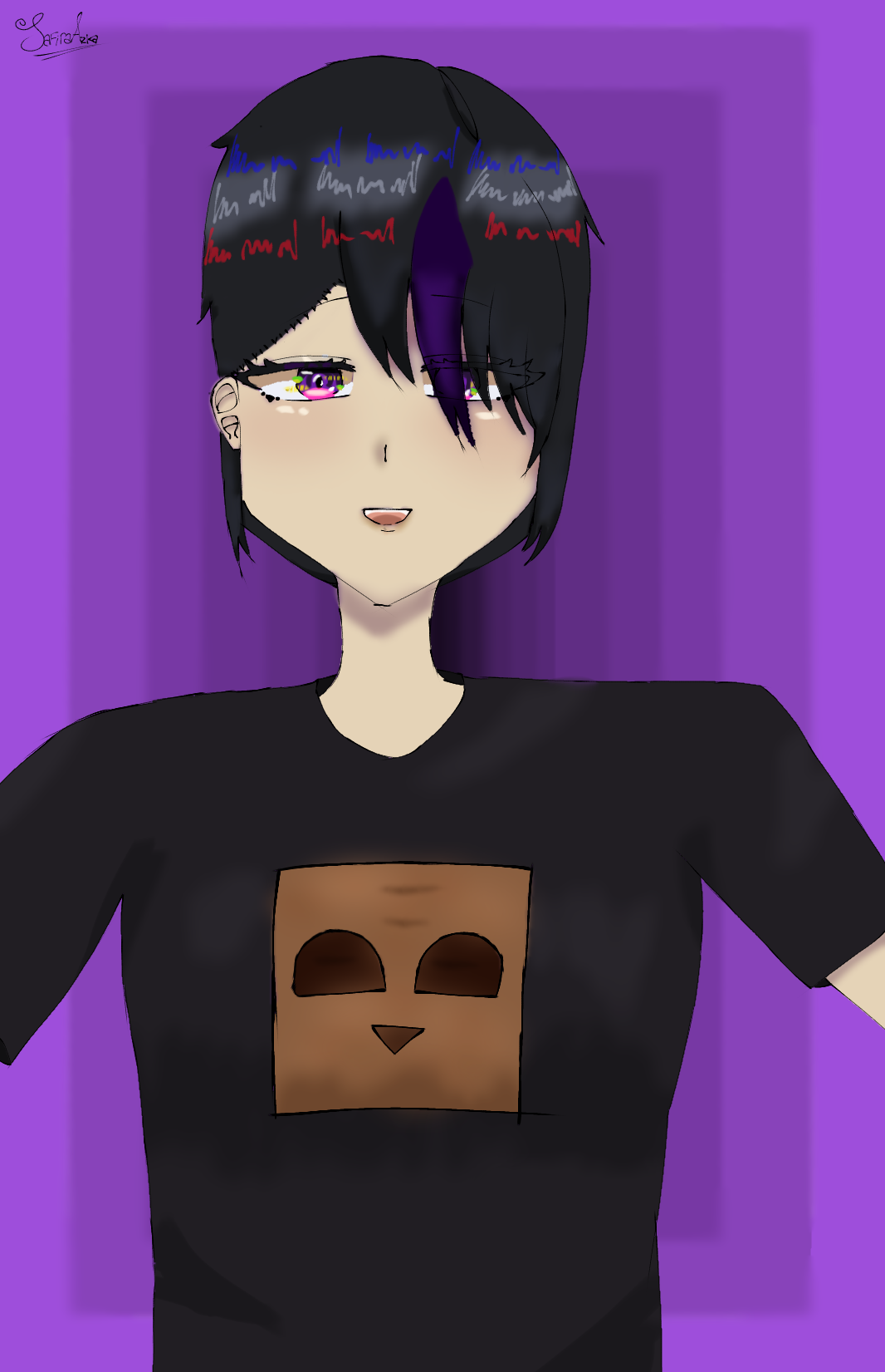 girl's and illusion - ibisPaint