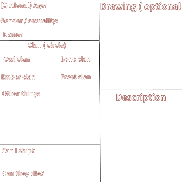 Sheet for warriors the new clans - ibisPaint