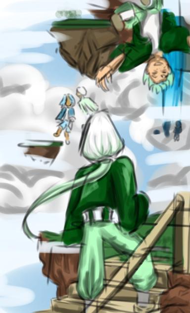 The flightless bird feng fang - ibisPaint