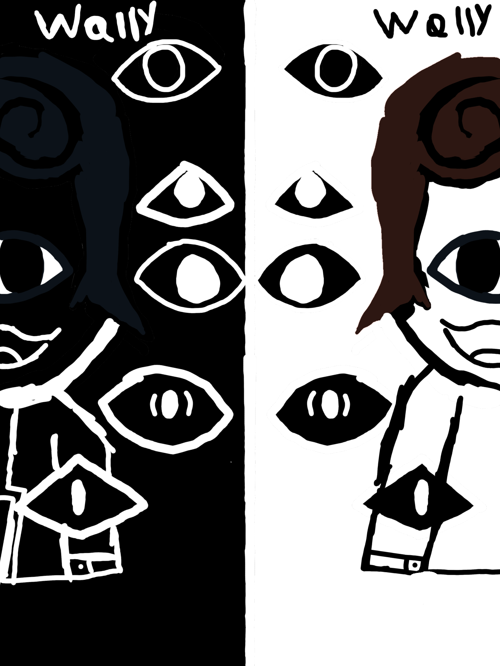 Wh new drawing opp & orig wally - ibisPaint