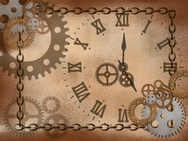 steampunk background2 - ibisPaint