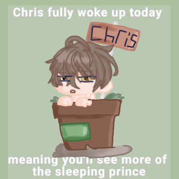 He's awake and here - ibisPaint