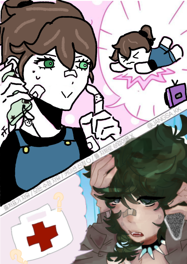 she got hurt - ibisPaint