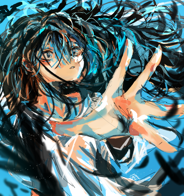 Crow girl redraw! - ibisPaint