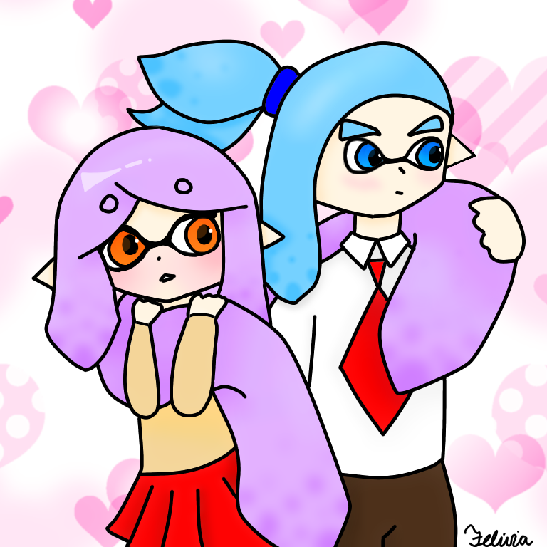 Splatoon 2 oc couple - ibisPaint