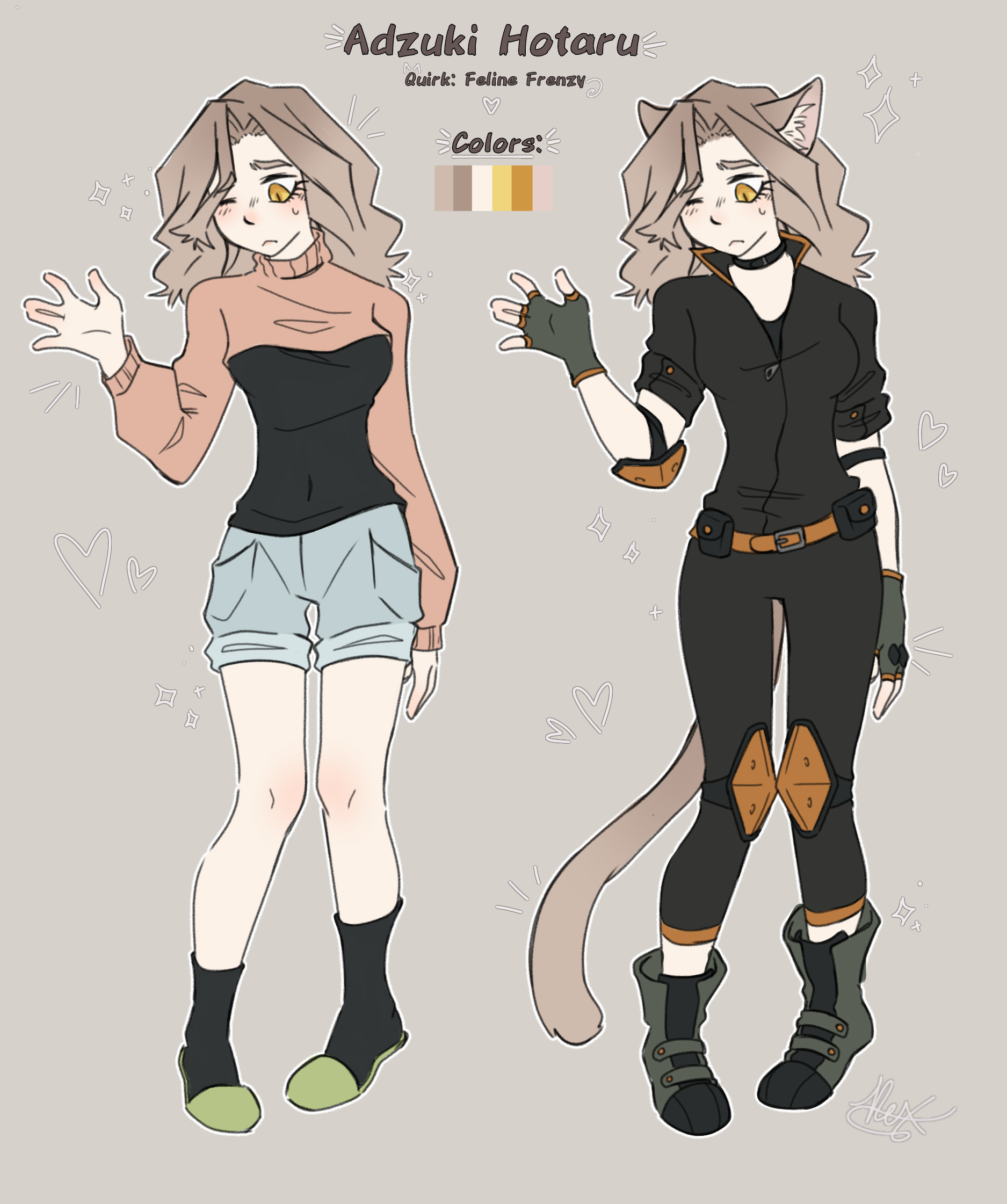 Adzuki Hotaru (Cat-astrophic)design - ibisPaint