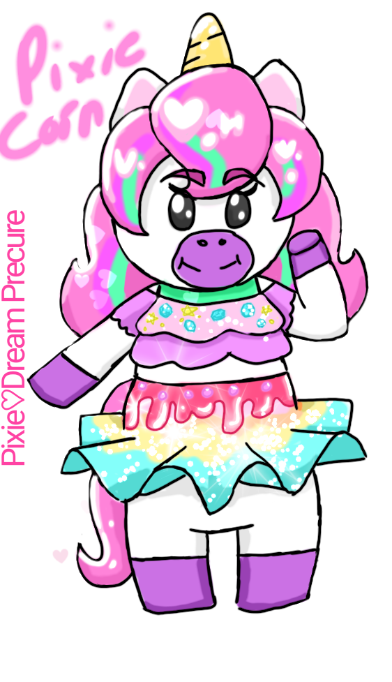 Meet our fairy,Pixie Corn - ibisPaint