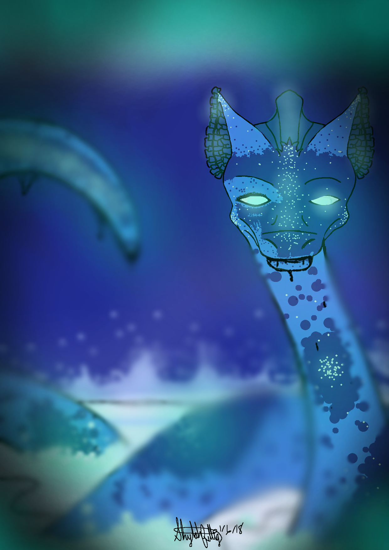 Radioactive Eel - ibisPaint