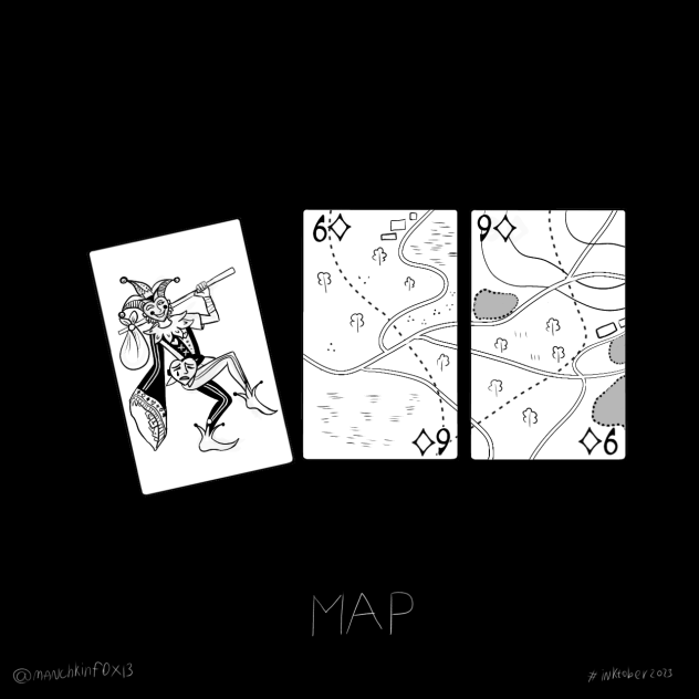INKTOBER Map - ibisPaint
