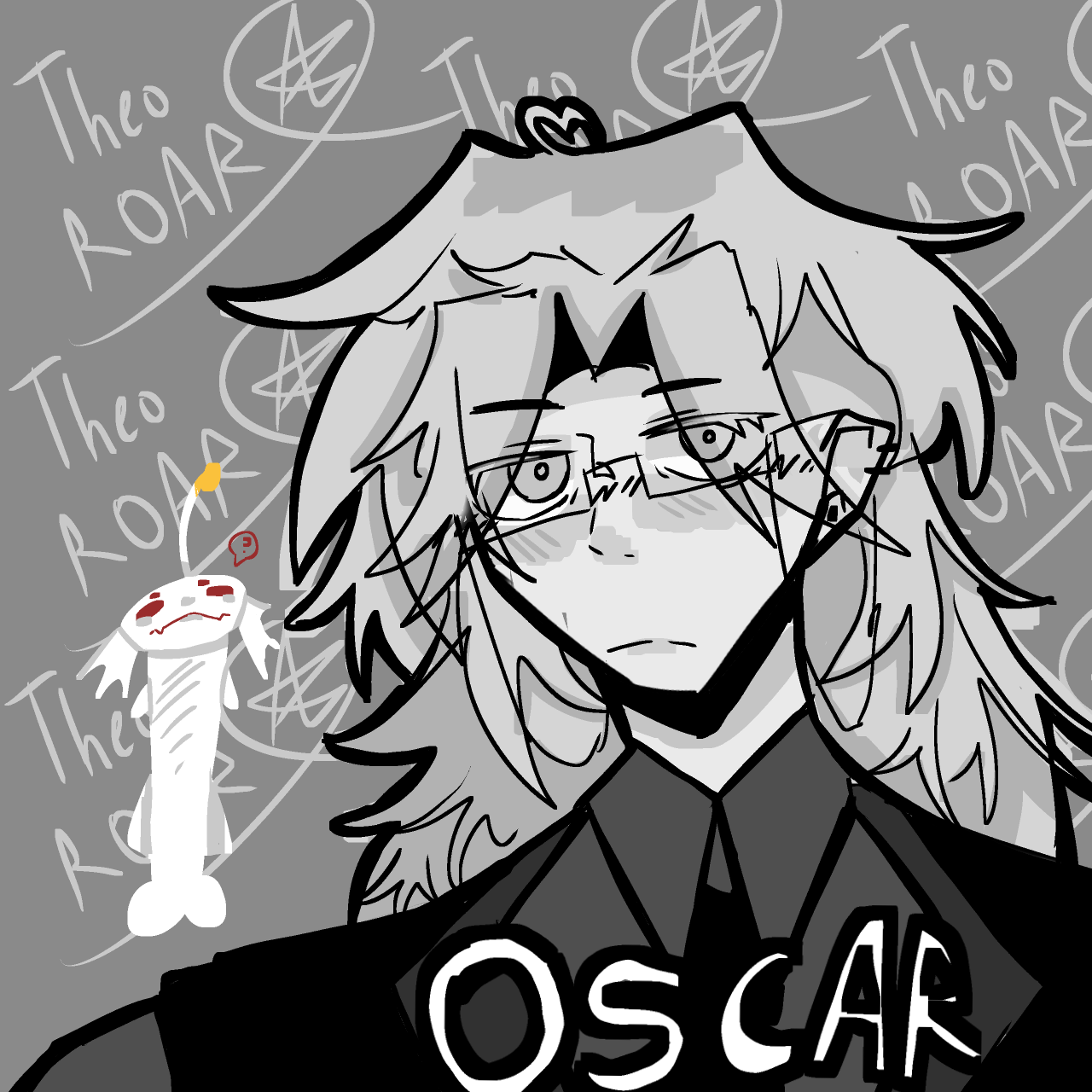 Oscar when he was human - ibisPaint