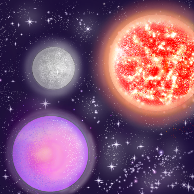 solar system(mercury & venus) - ibisPaint