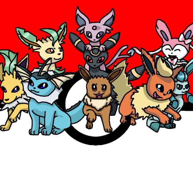 Eevee Evolutions - ibisPaint