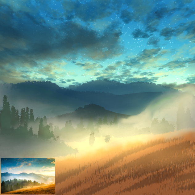 Autumn view - ibisPaint