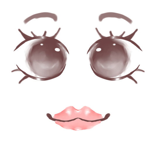 Roblox woman face mine version 💅💅 - ibisPaint