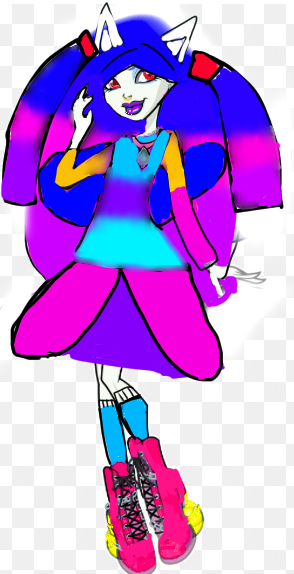 I made my own Monster High, OC_Restored - ibisPaint