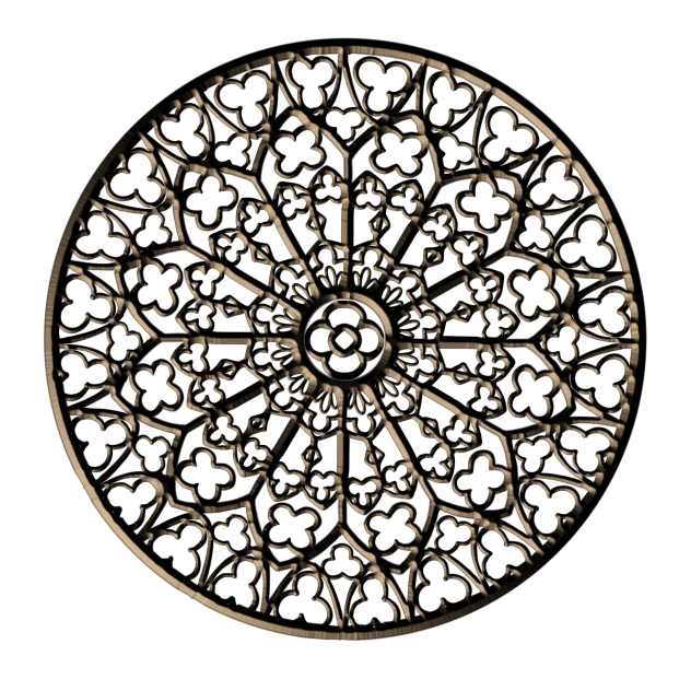 gothic rose window - ibisPaint