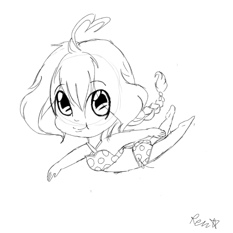 swimming - ibisPaint