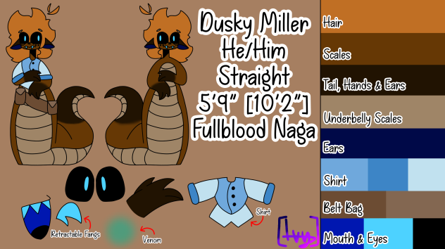 Dusky Miller [Refsheet] - ibisPaint