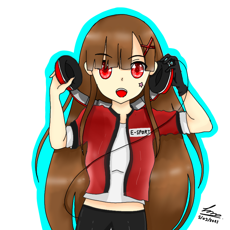 gamer girl - ibisPaint