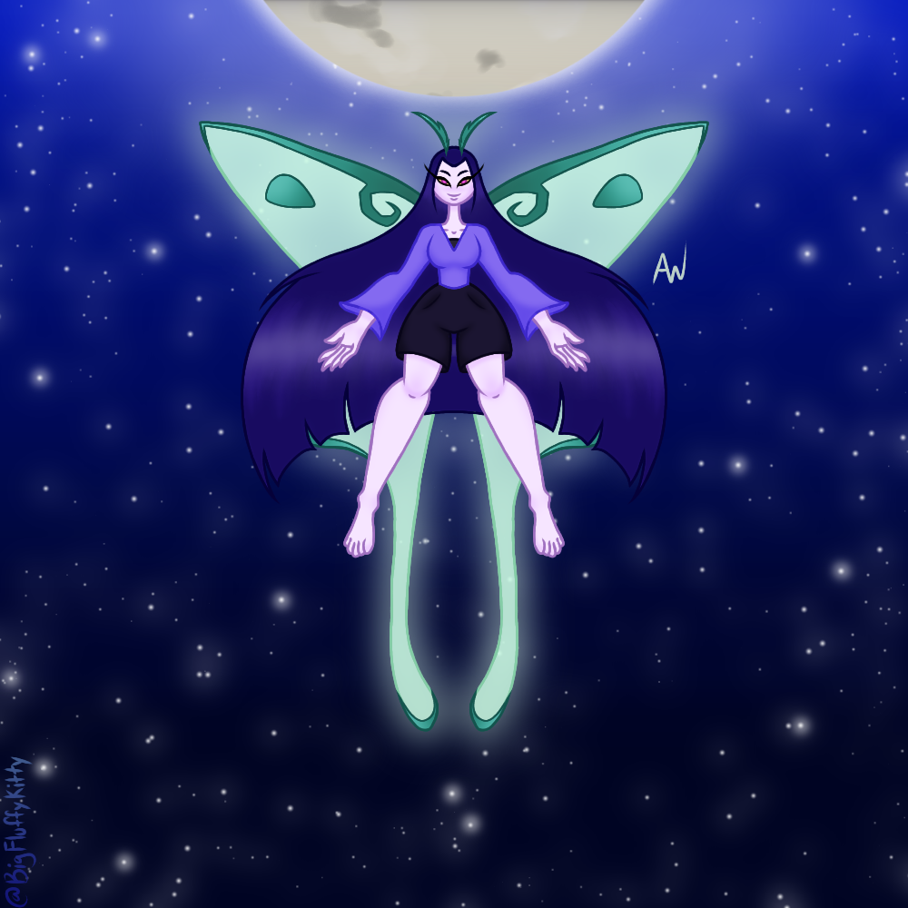 Lunar Moth Witch - ibisPaint