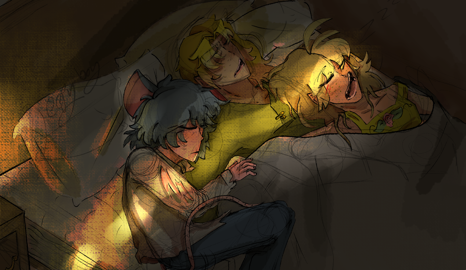 Sciencetificly dubbed 'Cuddle Pile' - ibisPaint