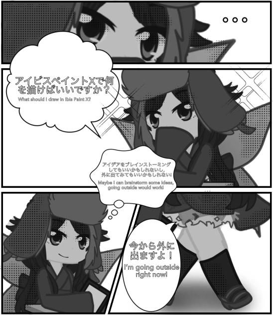 Akuma doing Ibis Paint X - ibisPaint