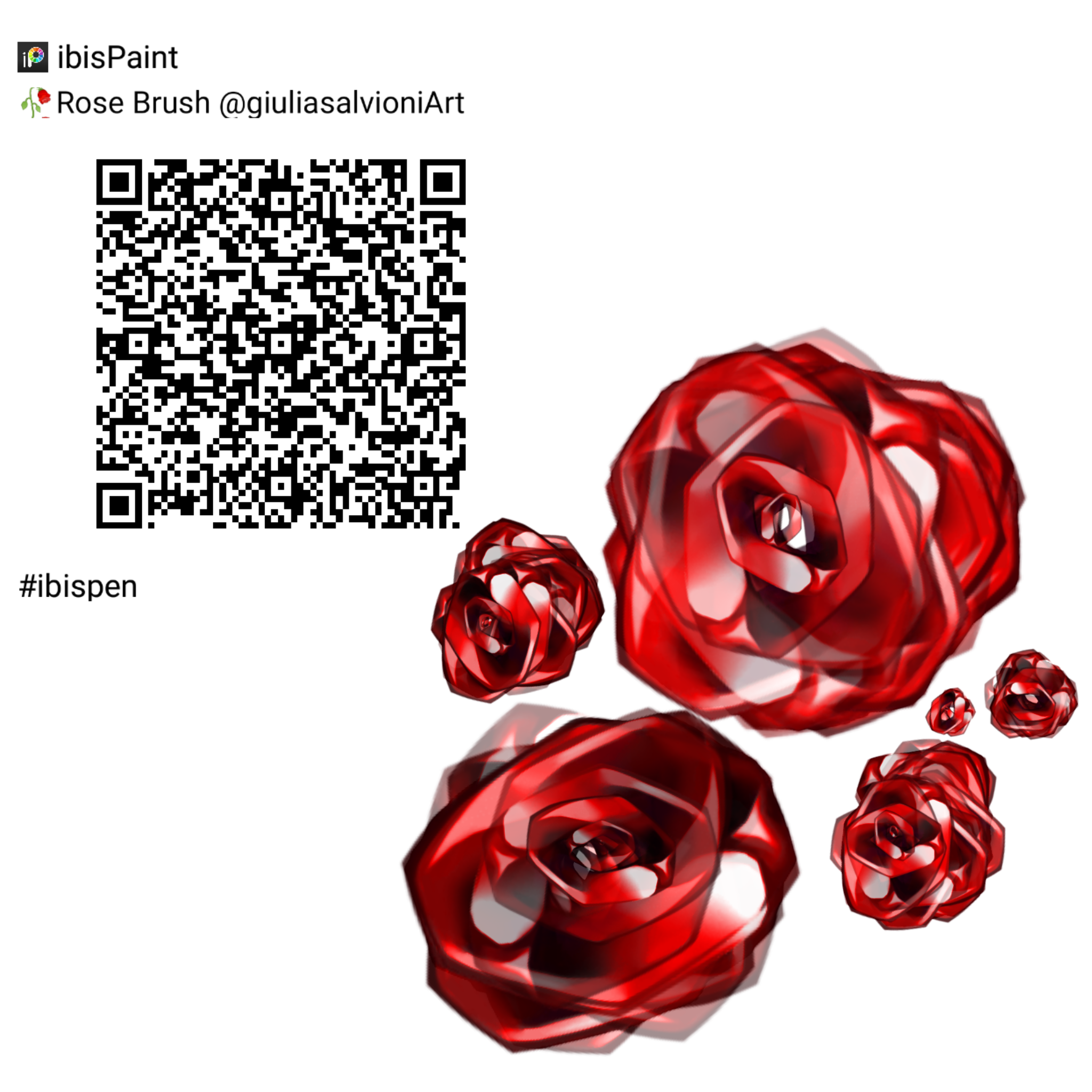 Rose brush - ibisPaint