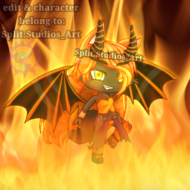 Flame Demon - ibisPaint