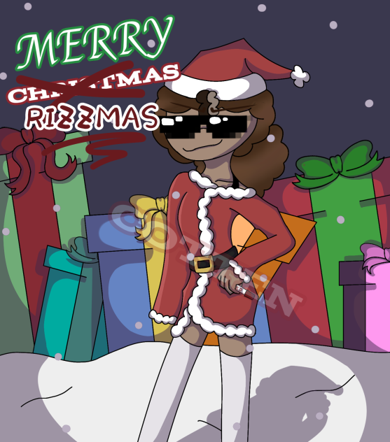 Merry Rizzmas!! - ibisPaint