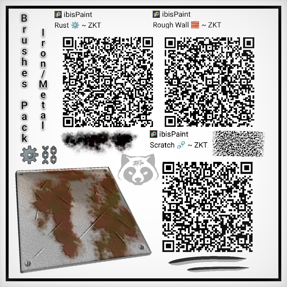 Rust RoughWall Scratch - ibisPaint