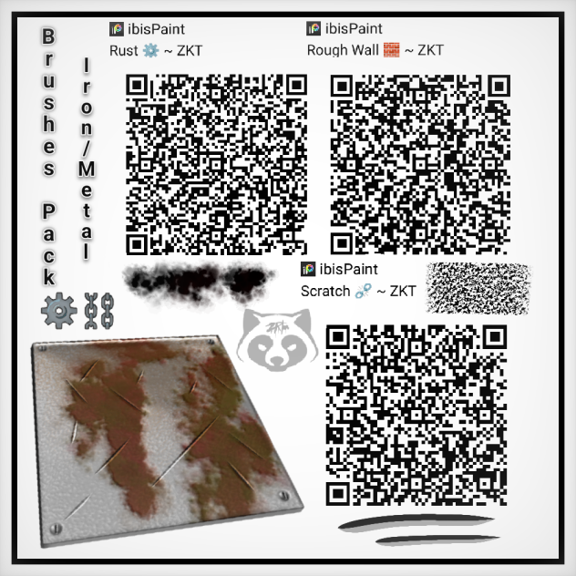 Rust RoughWall Scratch - ibisPaint