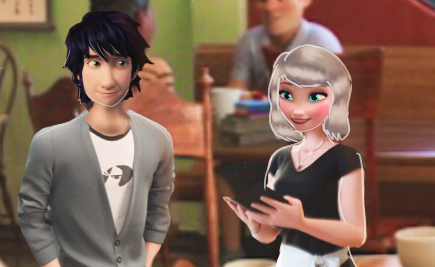Older Hiro x Elsa - ibisPaint