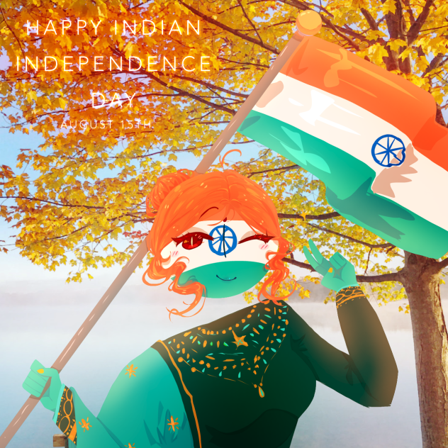 Happy independence day India! 🇮🇳 - ibisPaint