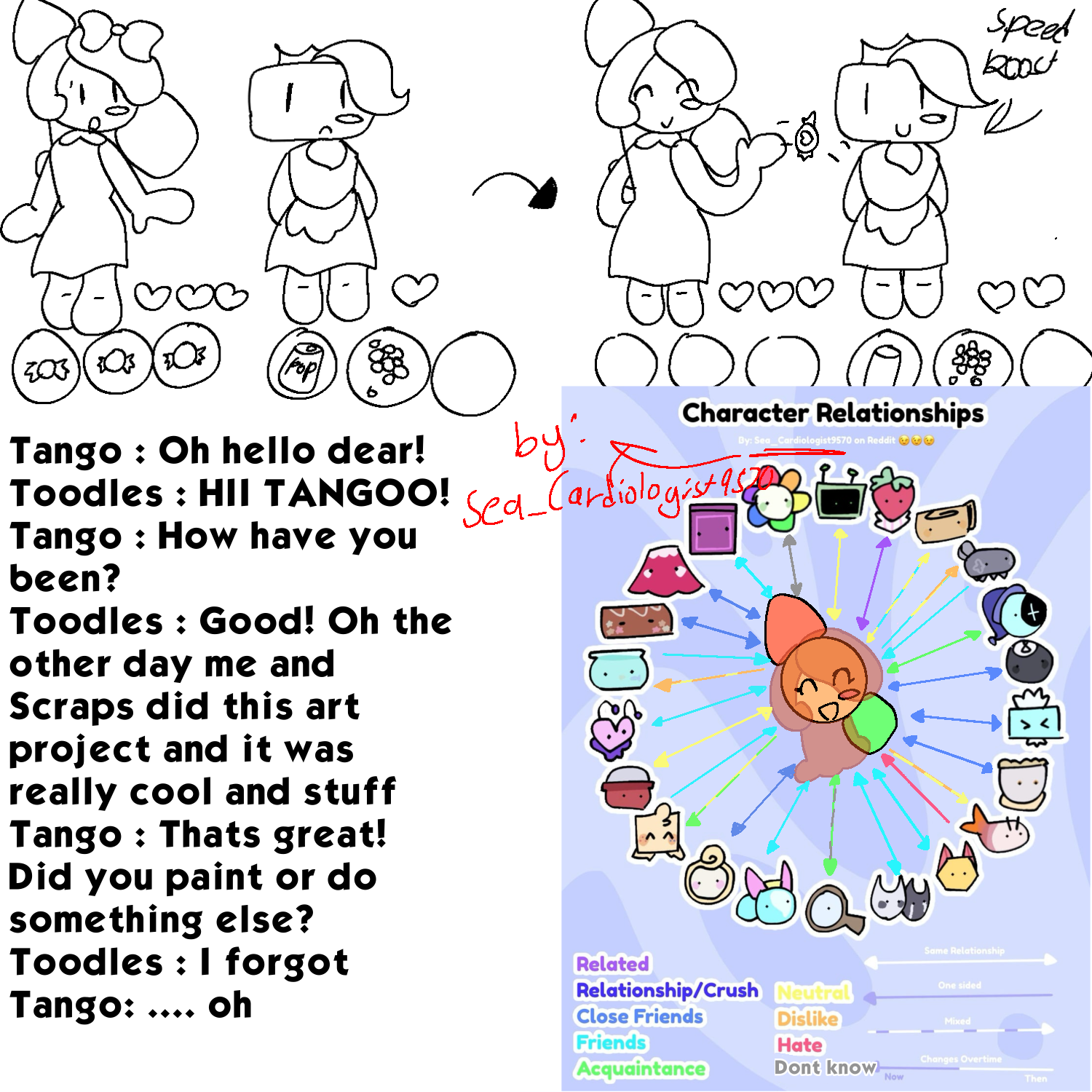 extras for my dandys world oc - ibisPaint