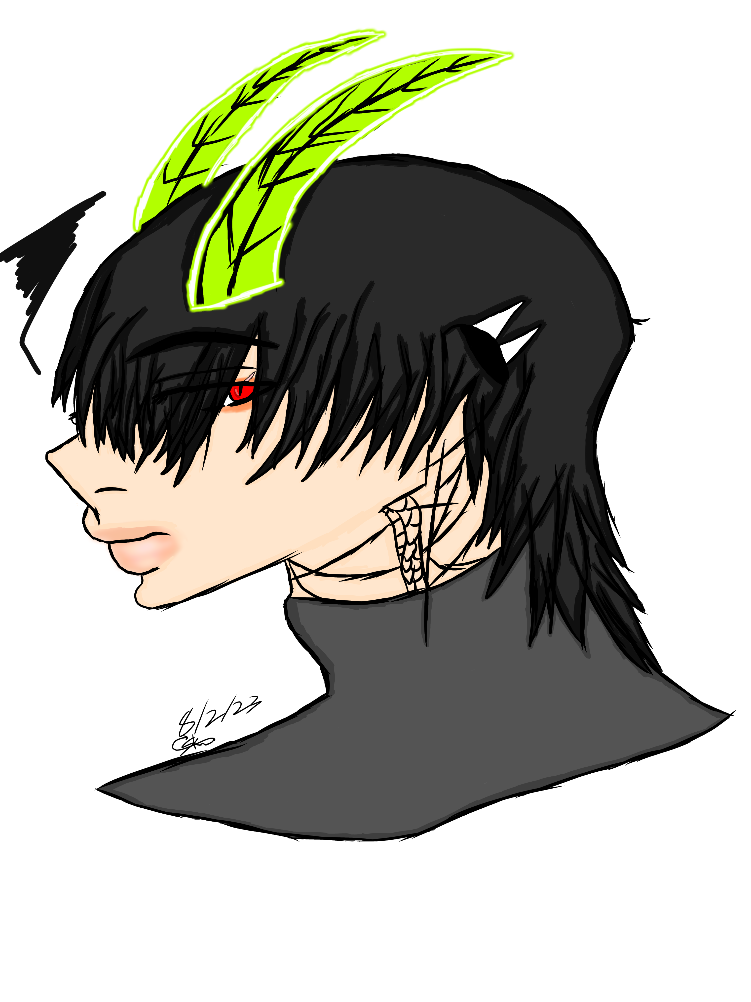 Skyler (side profile) - ibisPaint