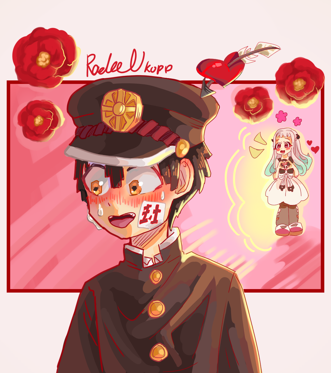 Blushing Hanako - ibisPaint