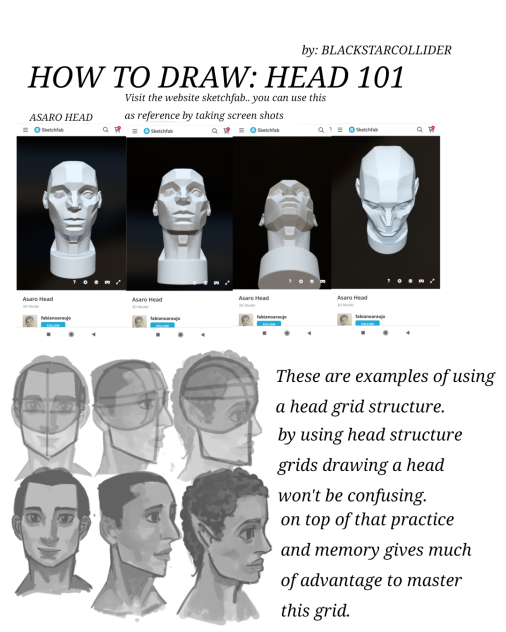 HEAD STRUCTURE KNOWLEDGE - ibisPaint
