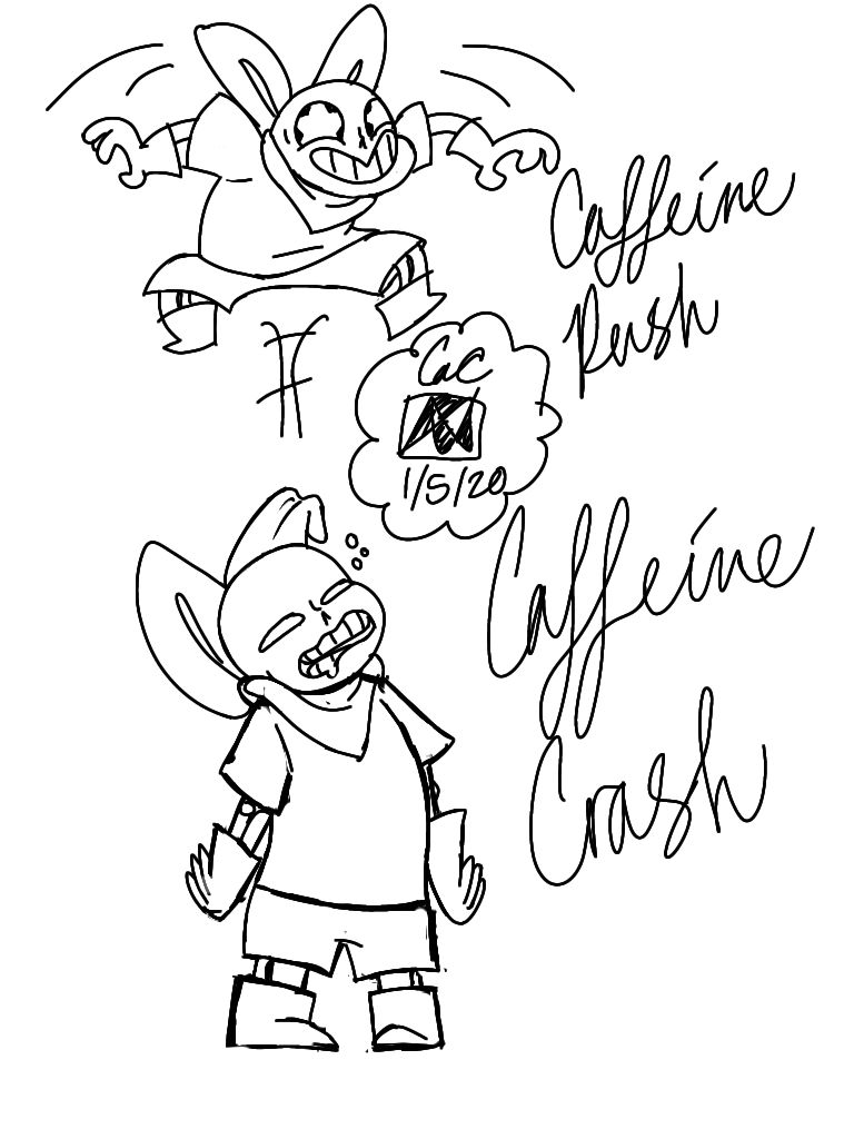 Underswap Sans caffeine rush and crash - ibisPaint