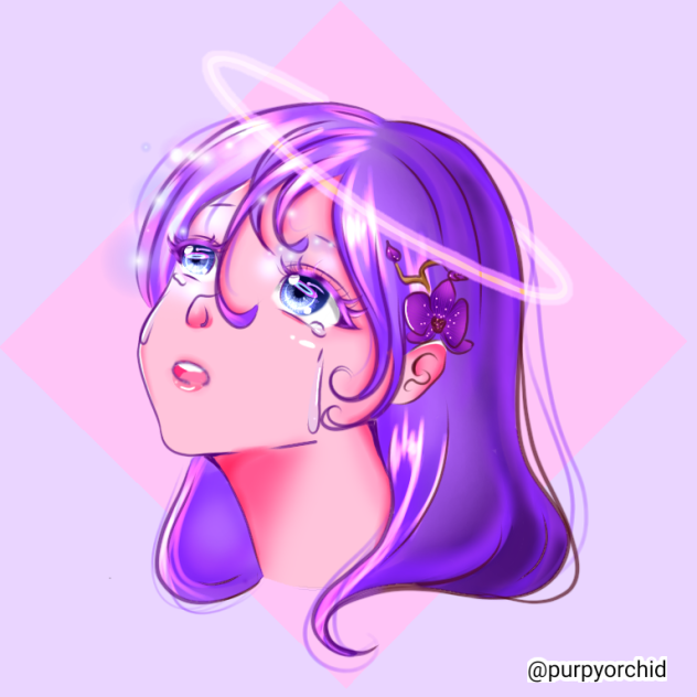 Purple Orchid - ibisPaint