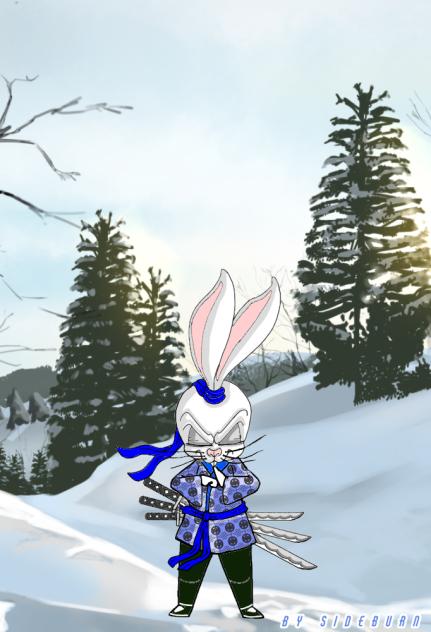 Samurai Rabbit - ibisPaint