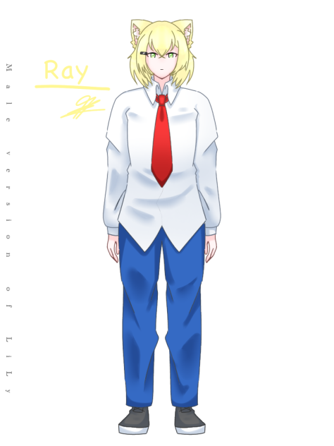 Ray-LiLy but Male version - ibisPaint