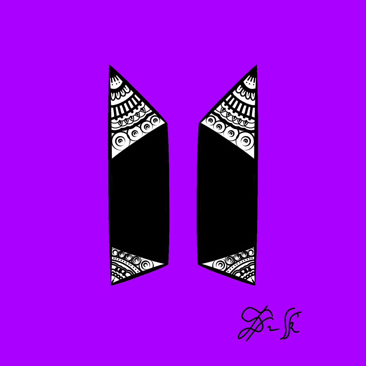 BTS 💜 Mandala - ibisPaint